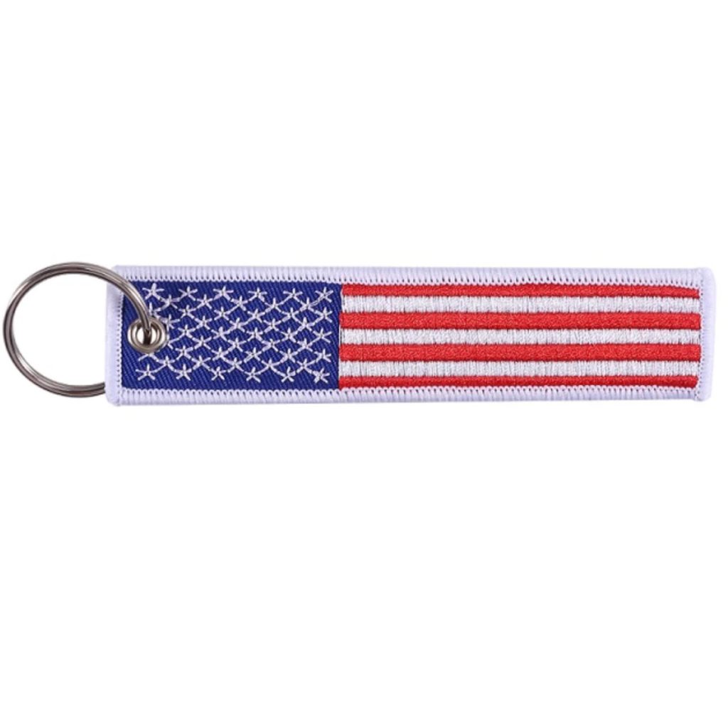 American Flag Keychain - America The Beautiful Flags & Flagpoles